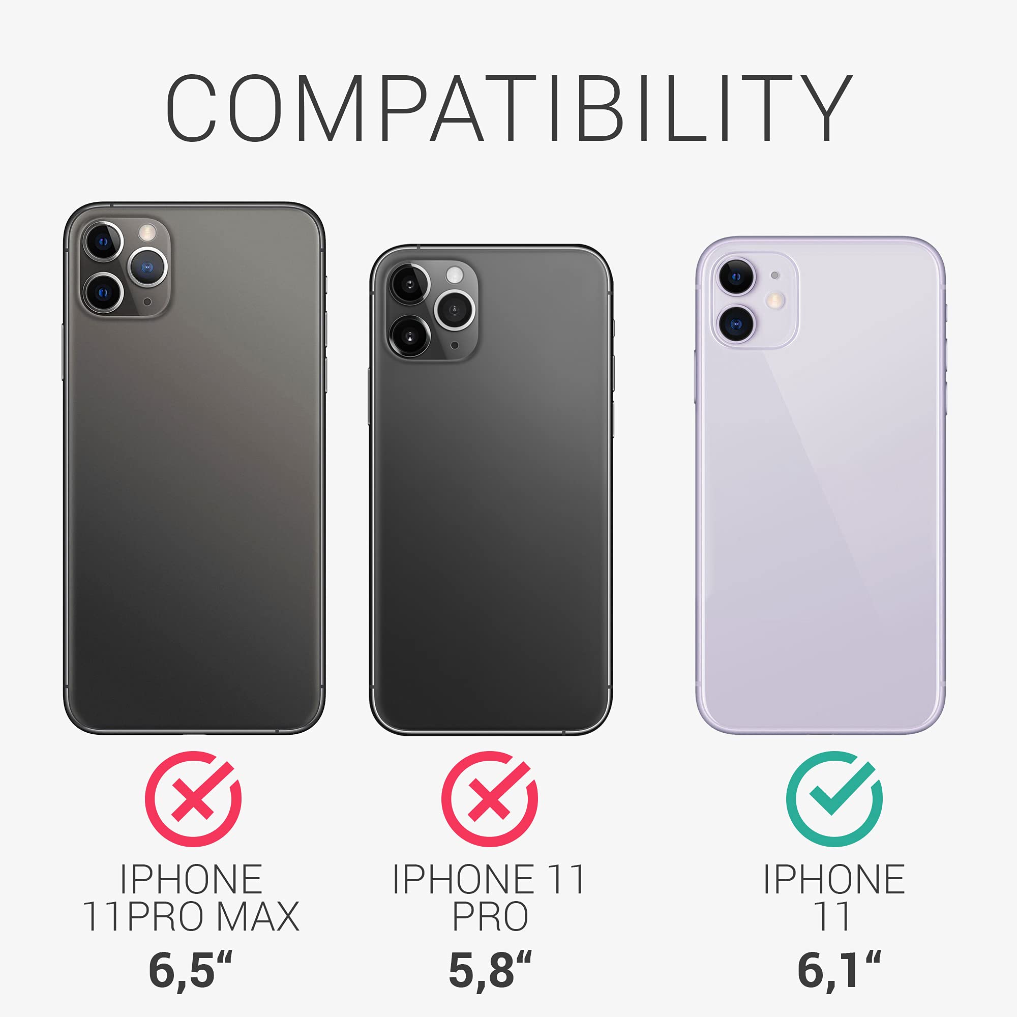 kwmobile Case Compatible with Apple iPhone 11 Case - Soft Slim Protective TPU Silicone Cover - Neon Green