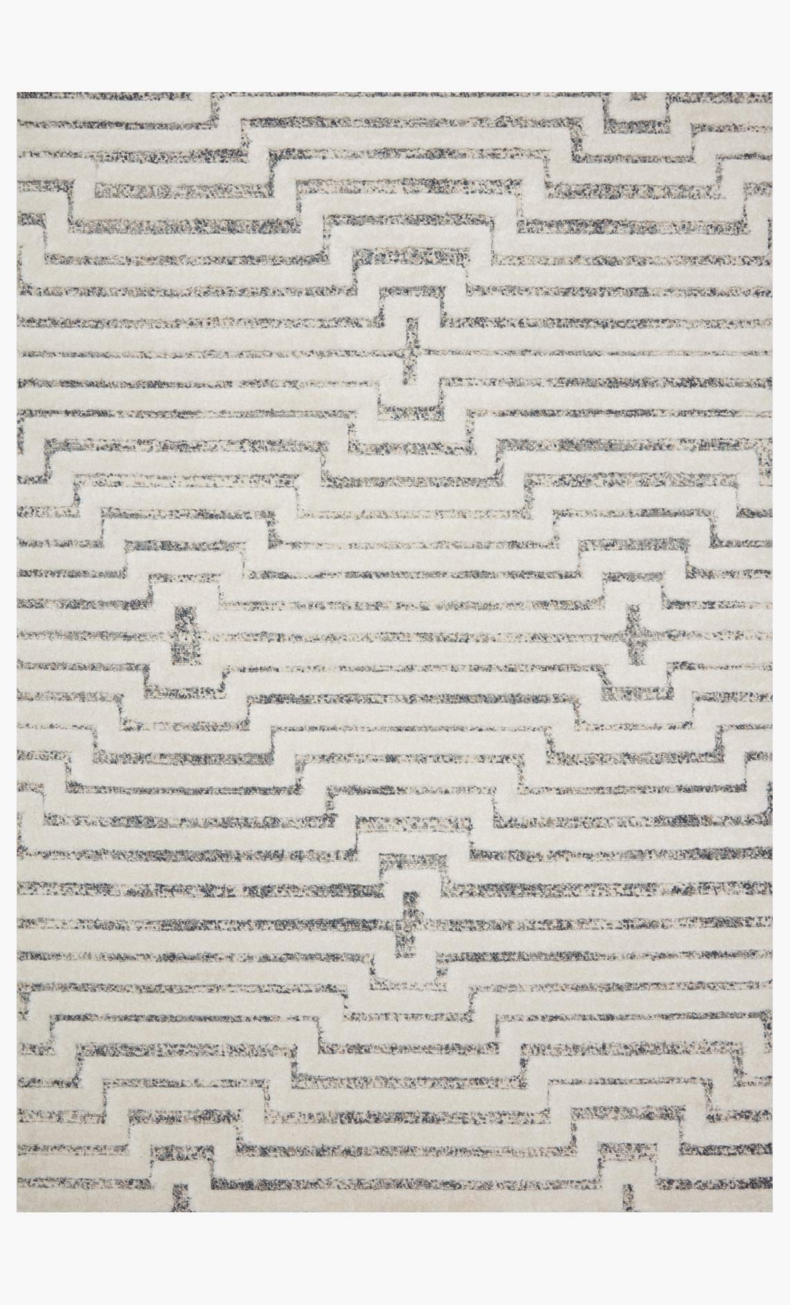 Loloi II Hagen White/Sky 7'-10" x 10'-10" Area Rug