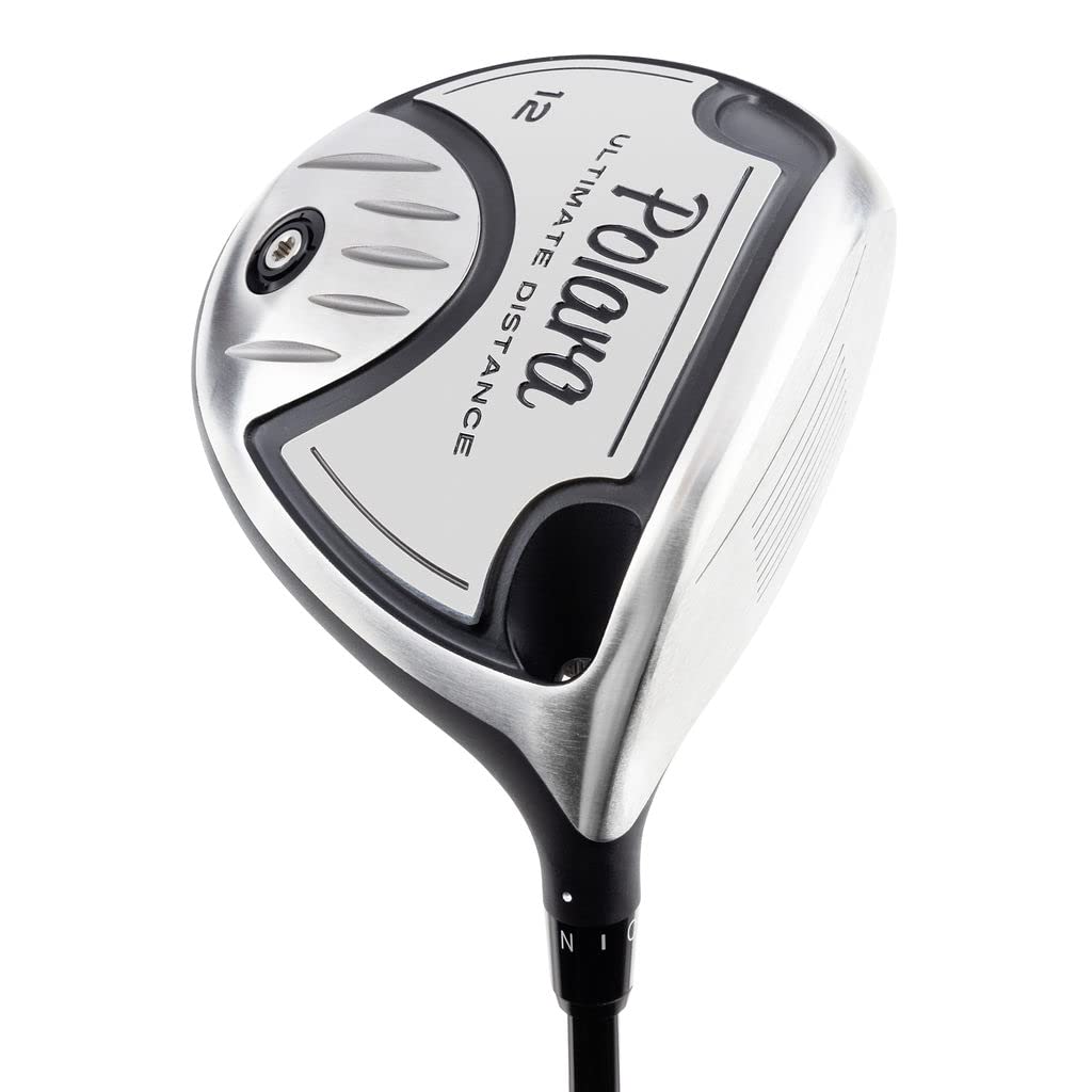 Polara Ultimate Distance Golf Driver 12 Degree - Great for Straighter Drives and More Forgiving Play, Men's Driver, Right Hand, Max Flex, 46"