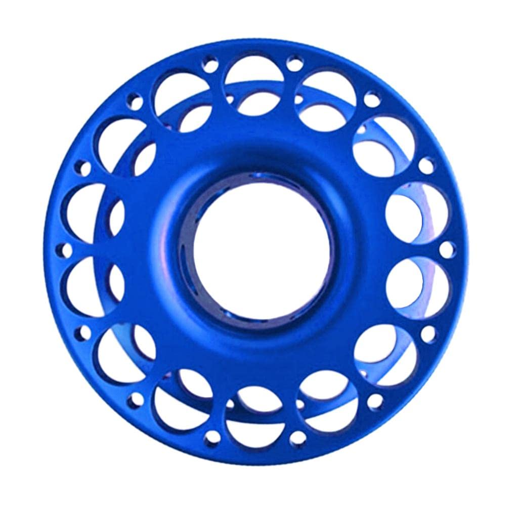 LEIPUPA Ultralight Aluminum Alloy Finger Reel Spool for Scuba Diving Dive Diver 65x35mm - Blue