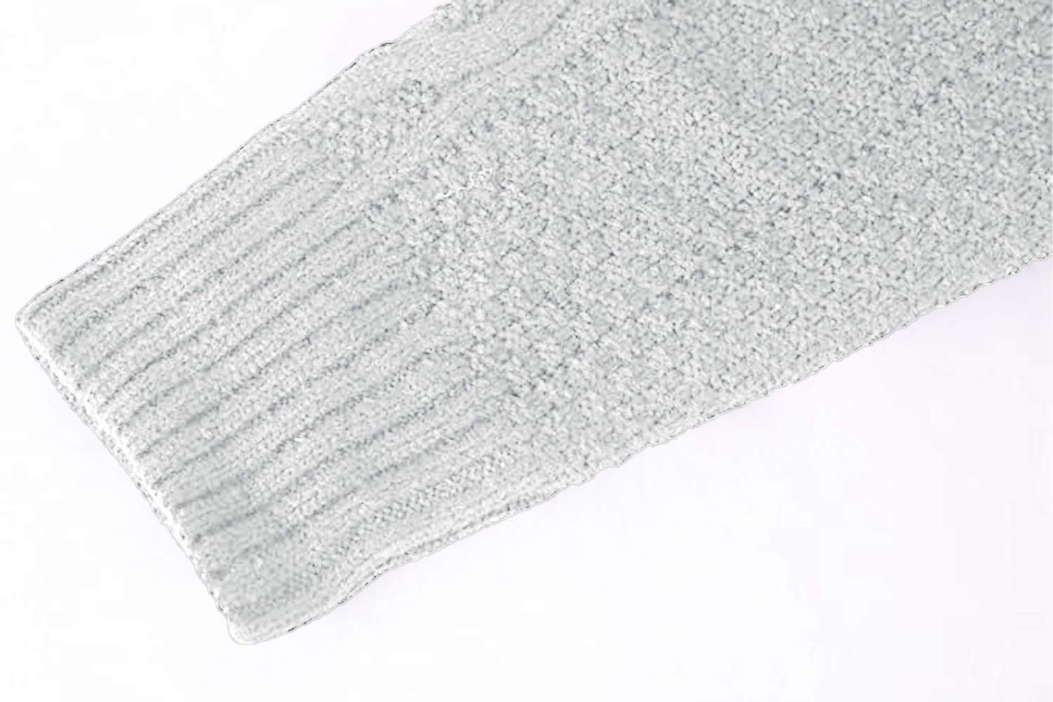 Karlywindow Mens Cable Knitted Cardigan Sweater Turtleneck Long Sleeve Slim Fit Winter Zipper Front Casual Pullover Sweaters