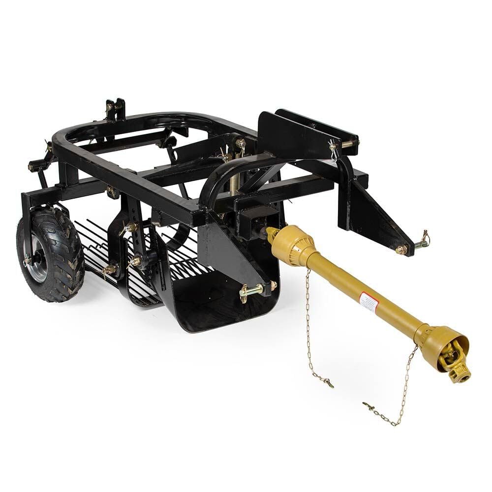 Titan Attachments 3 Point Potato Digger PTO Powered, Category 1 Tractor Attachment, Single-Row Potato Harvester