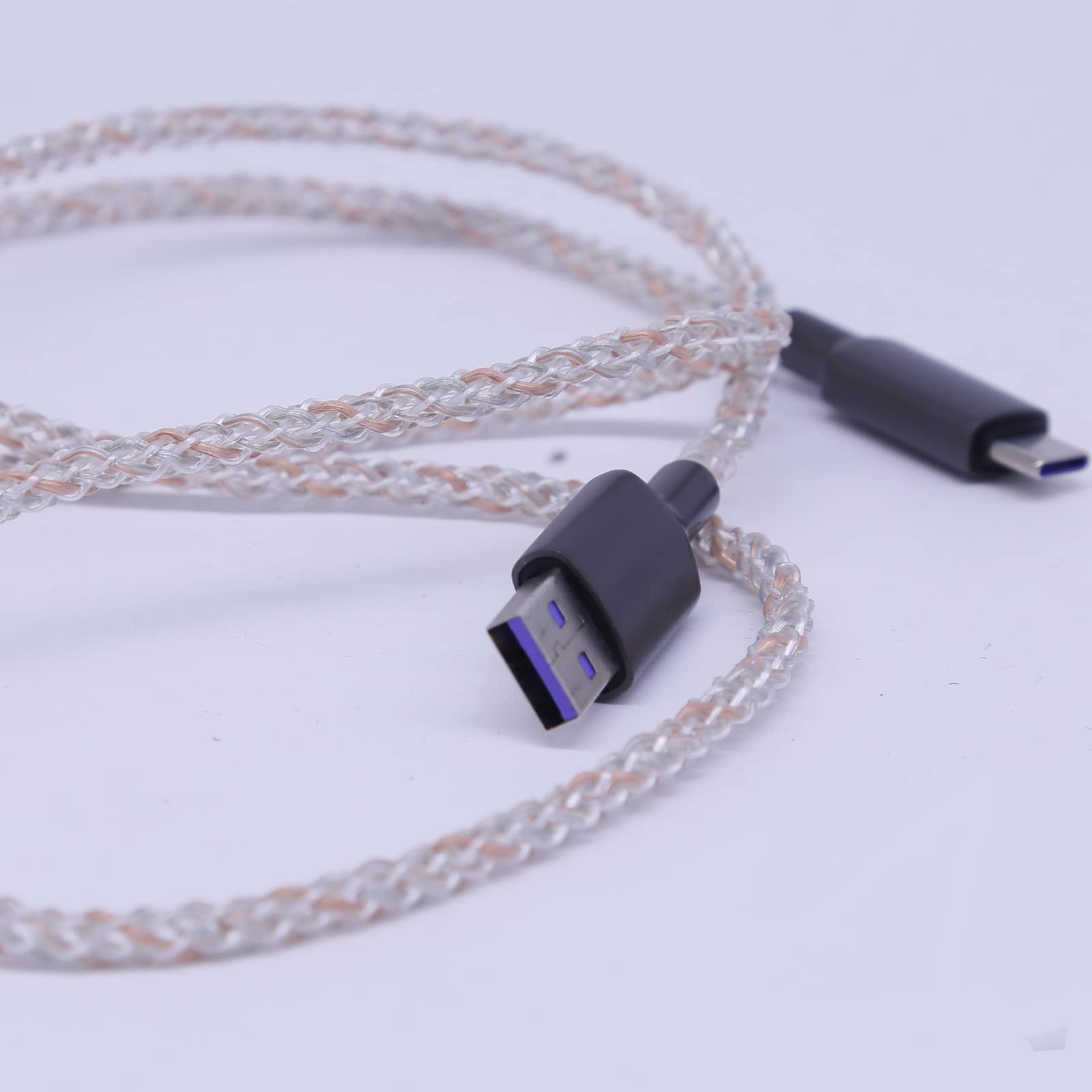 Upgraded Light Up USB C Cable (2 Pack 3 Ft), RGB Led Charging Cable, Premium USB-C to USB-A Fast Charging Type C Cable for Samsung Galaxy, Fun Gift for Wife Mom Daughter Girlfriend