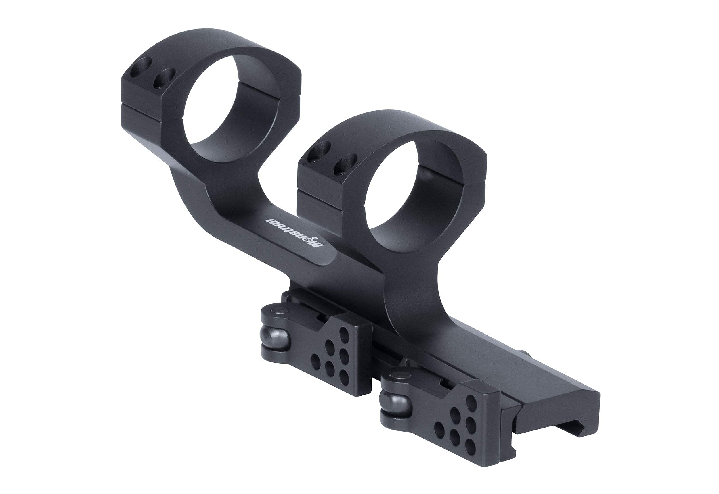 Monstrum G2 1-4x24 First Focal Plane FFP Rifle Scope with Illuminated BDC Reticle | Flat Dark Earth | ZR302 Quick Release Scope Mount | Bundle