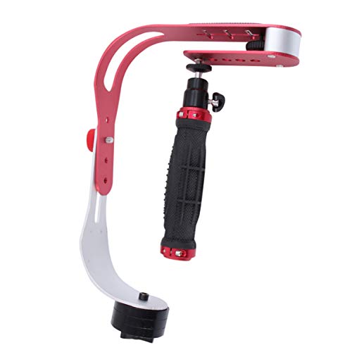 Lurrose Camera Stabilizer Handheld Action Camera Holder Low Position Shooting Detachable Phone Holder for Vlog DV Video Photography Filmmaker