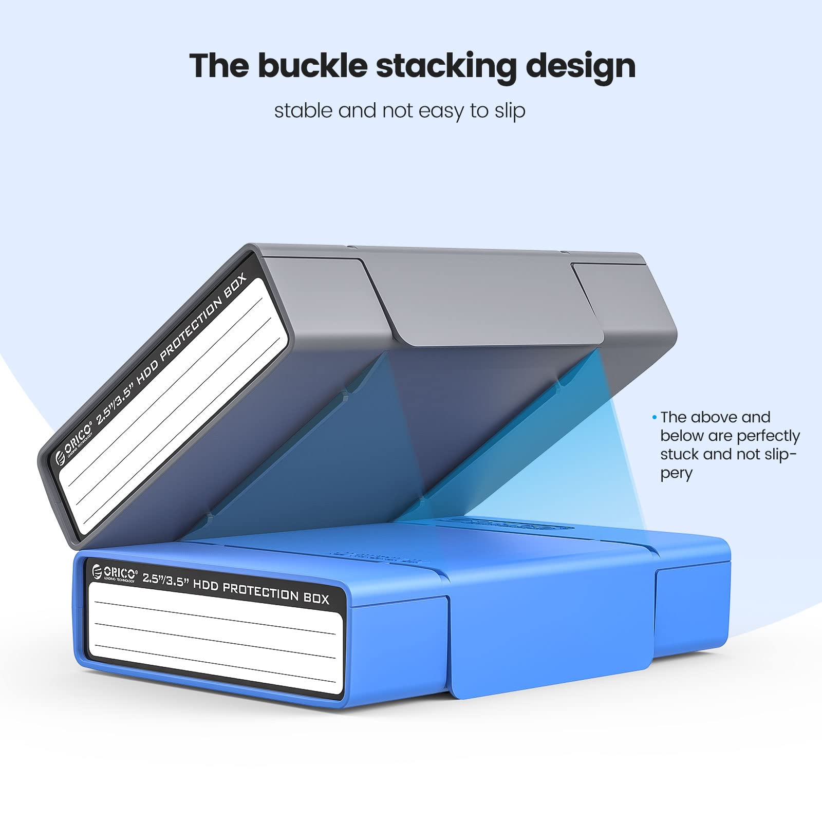 ORICO External Hard Drive Case Cover 2.5 for Western Digital WD Portable Hard Drive Carrying Case for SSD/HDD Travel Protective Box-PHP25