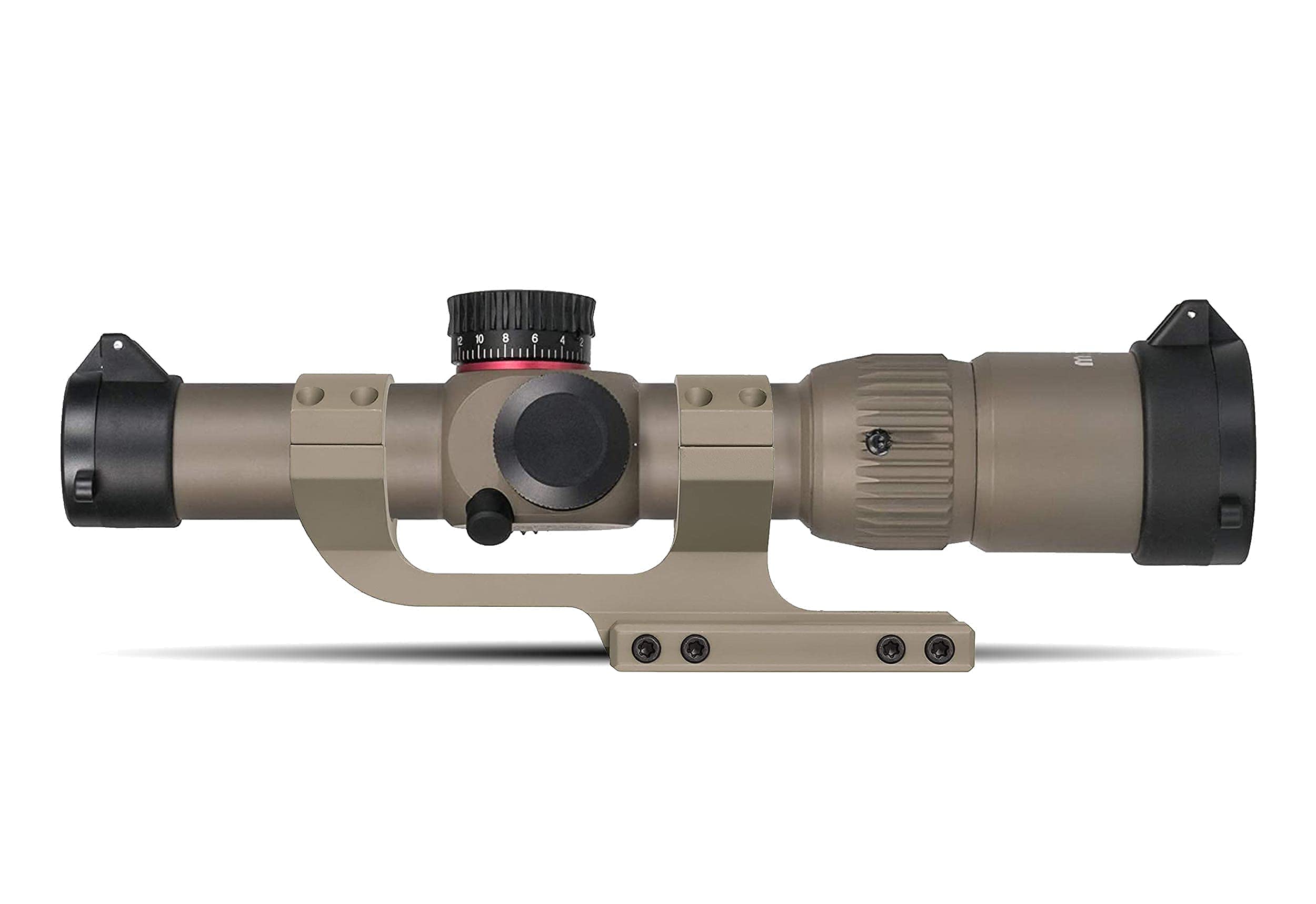Monstrum G2 1-6x24 First Focal Plane (FFP) Rifle Scope with BDC Reticle | Flat Dark Earth | Bundle