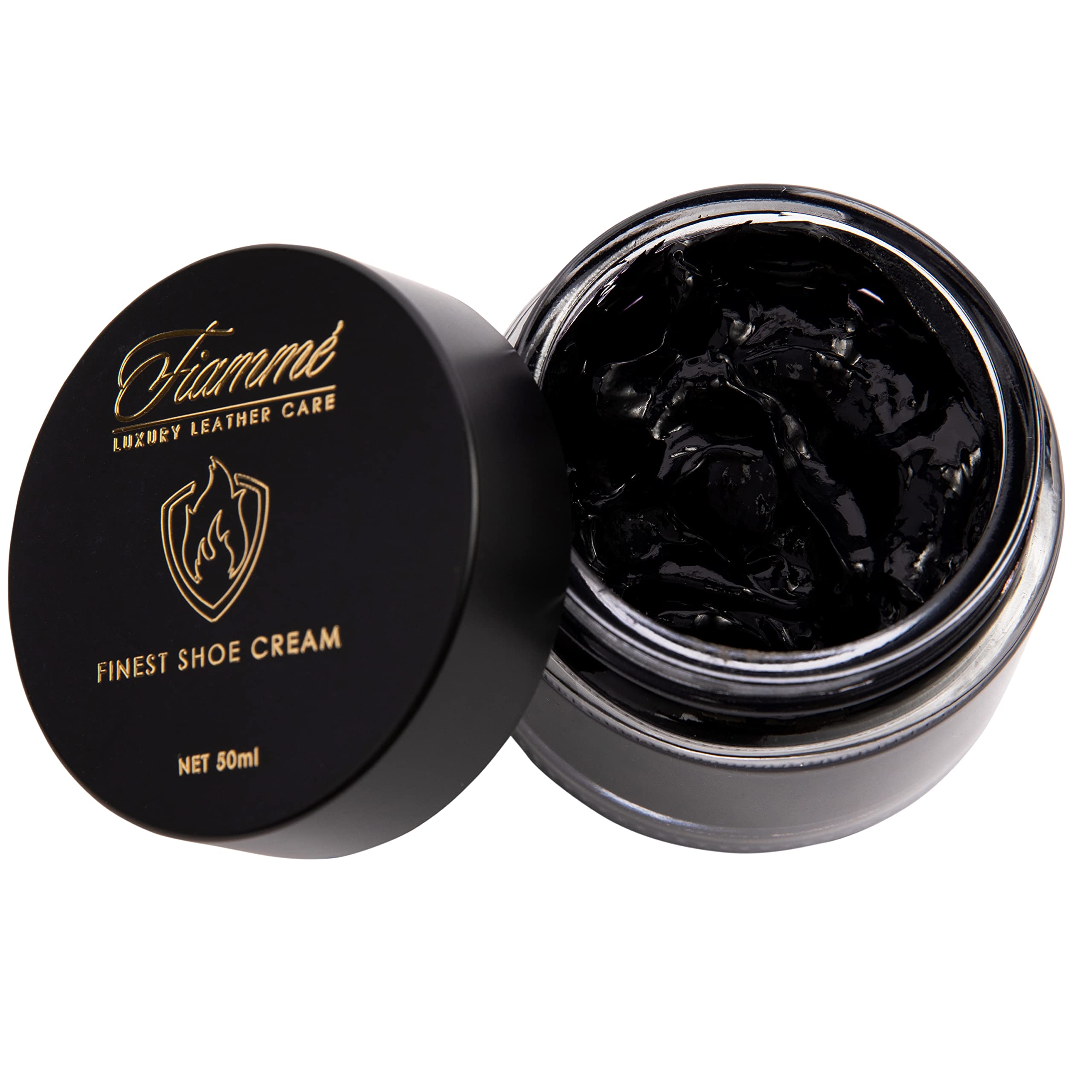 Leather Hero Shoe & Boot Cream Polish - Restore Color, Condition & Protect Leather Goods - Made in USA - 1.6oz (Black)