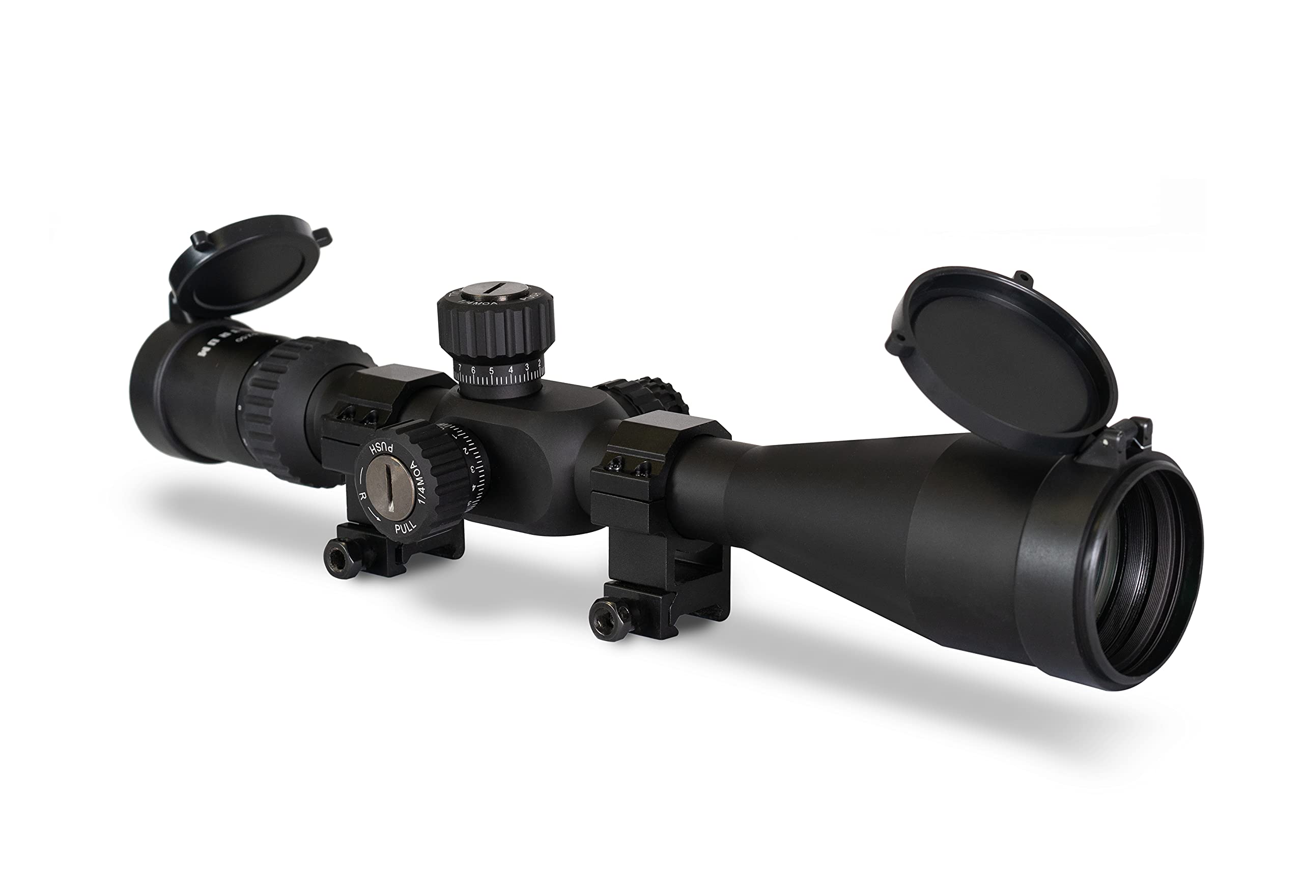 Monstrum G3 4-16x50 First Focal Plane FFP Rifle Scope with Illuminated MOA Reticle and Parallax Adjustment | Black