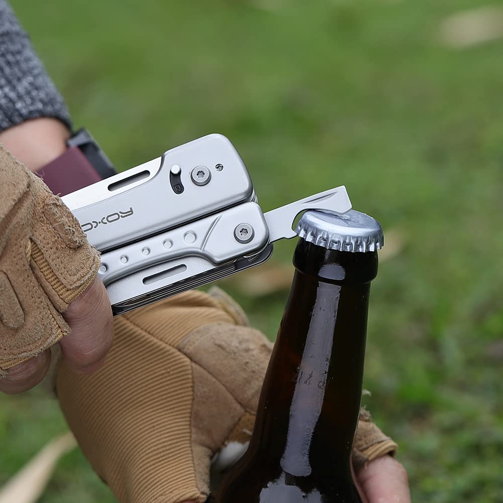 ROXON S802 Phantom Updated Version Multi Tool Pliers and scissors with Replaceable Knife and Wire Cutters⦠(S802S)