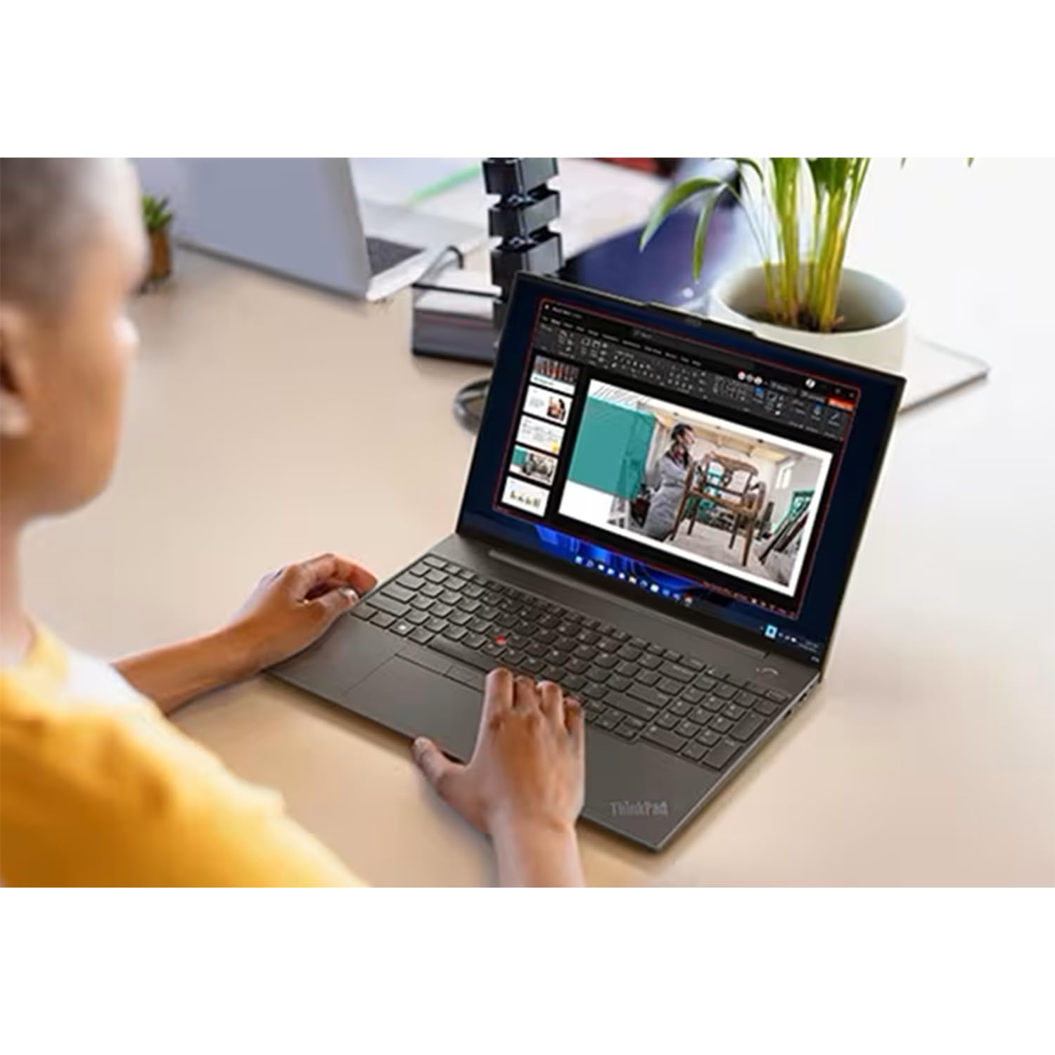Lenovo ThinkPad E16 Business Laptop, 16" WUXGA Display, AMD Ryzen 5 7530U (Beat i7-1165G7), 24GB RAM, 1TB PCIe SSD, Webcam, HDMI, RJ-45, Fingerprint Reader, Wi-Fi 6, Windows 11 Pro, Black