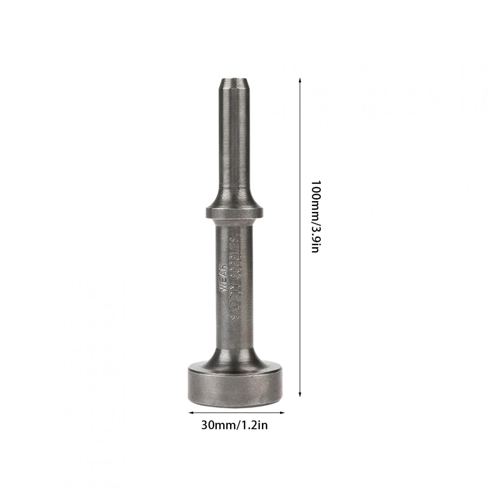 Smoothing Tool Air Hammer Bit, Pneumatic Drifts Hammer Smoothing Hammer Bit, for Tire Repair for Automotive Industry Sheet Metal Industry(100mm)