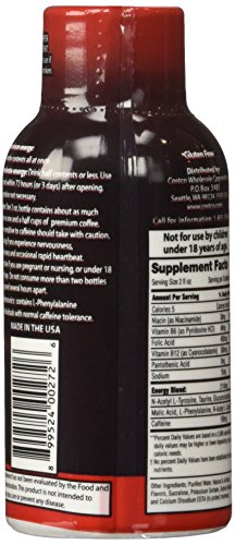 Kirkland Signature Extra Strength Energy Shot Berry, Pomeganate and Grape, 2 oz, 48 Count
