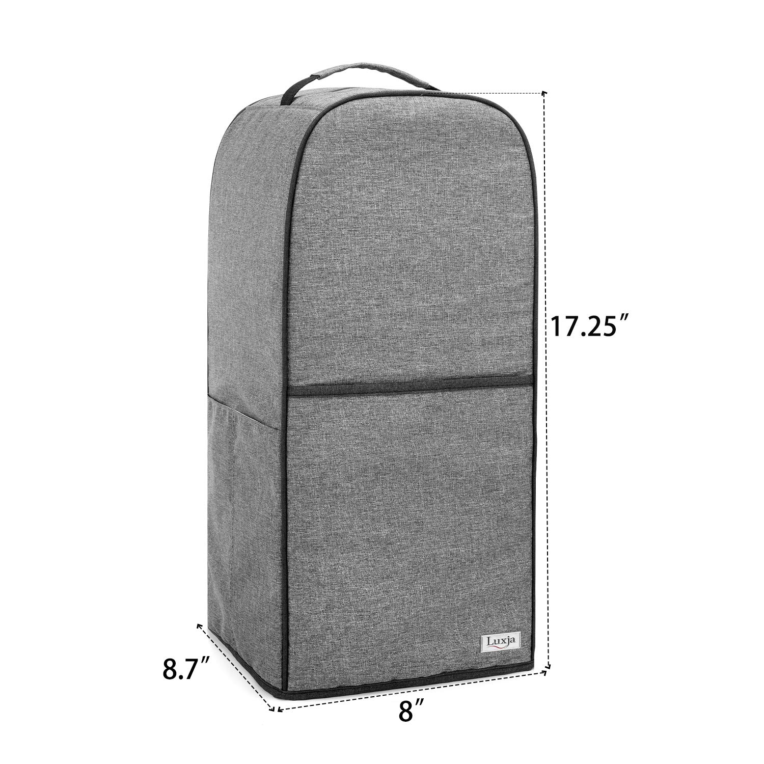 Luxja Blender Cover Compatible with Vitamix 64 oz. Low-Profile Blender, Gray