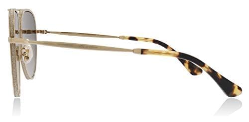 JIMMY CHOO Aviator Sunglasses Triny/S J5GJL Gold/Honey Havana 59mm