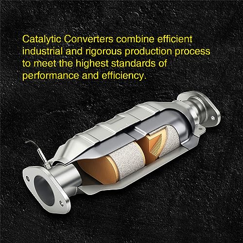 KAX Catalytic Converters, Catalytic Converter for 2.4L 4WD, Caliber 2007-2008, Compass 2007-2017, Patriot 2007-2017 Catalytic Converters 674871, 16618 (EPA Compliant)
