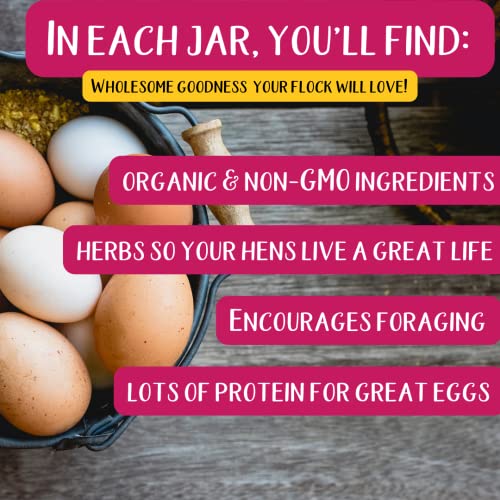 Vital Nutrients: Chicken Vitamins for Feed & Molting Supplement, Egg Booster, Poultry & Chicken Vitamins - Pampered Chicken Mama (1.5 pounds)