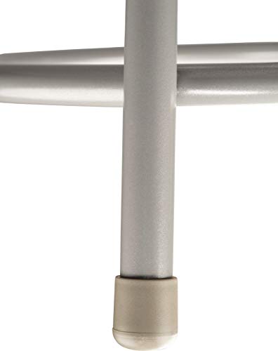 National Public Seating 6230-CN Steel Stool with 30" Hardboard Seat, Grey (Pack of 3)
