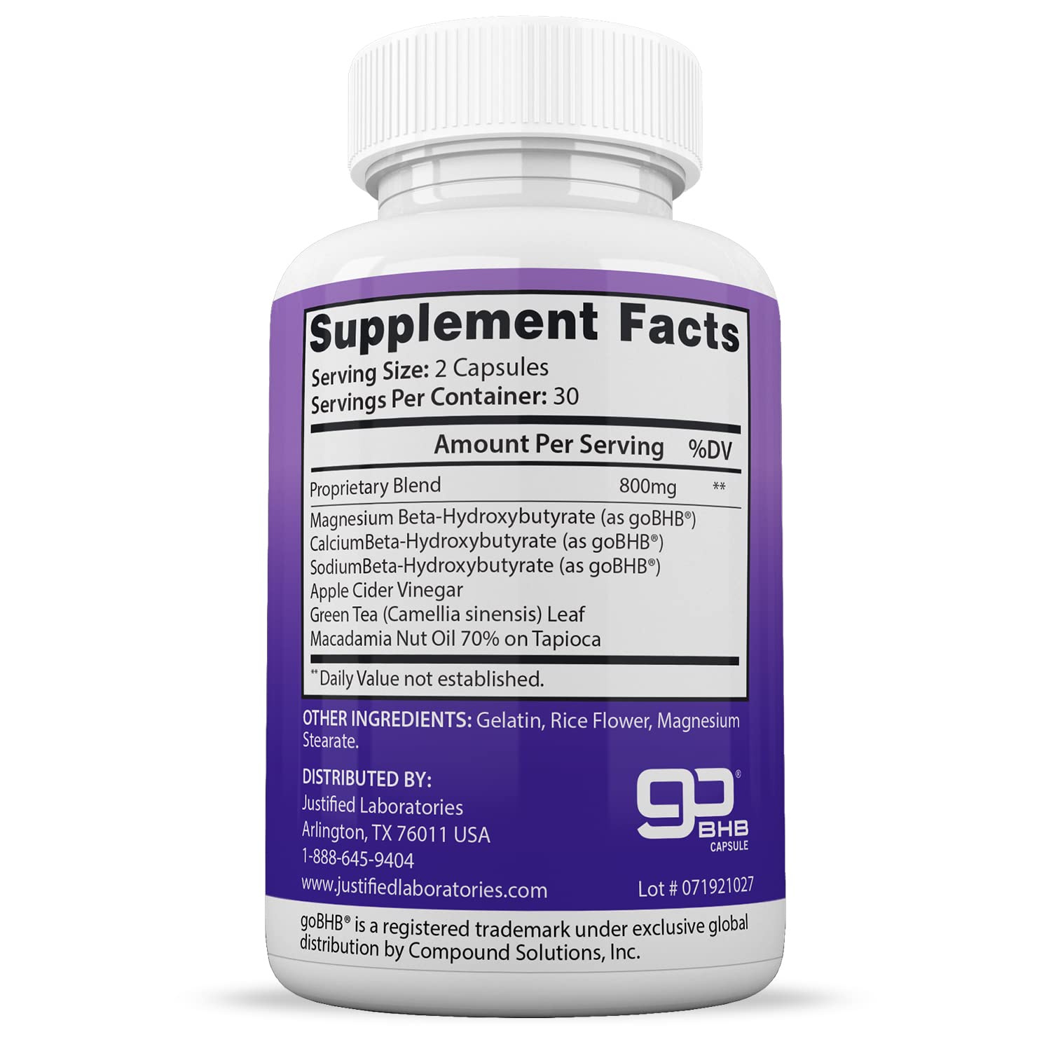 Keto Pure BHB Pills Advanced BHB Ketogenic Supplement Real Exogenous Ketones Ketosis for Men Women 60 Capsules 2 Bottles