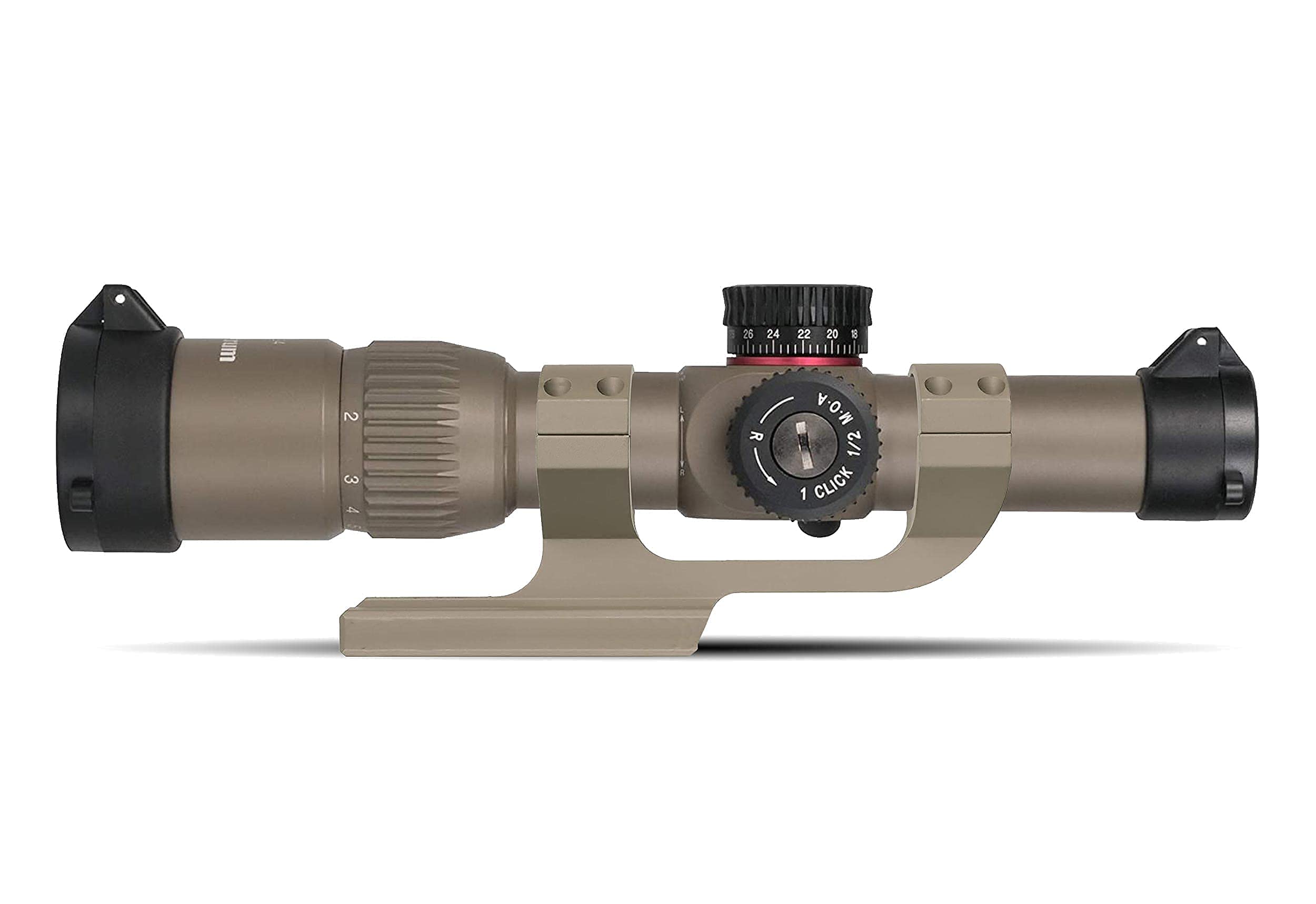 Monstrum G2 1-6x24 First Focal Plane (FFP) Rifle Scope with BDC Reticle | Flat Dark Earth | Bundle