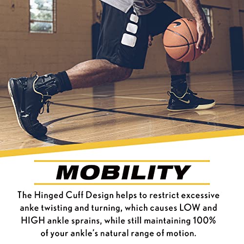 Ultra Zoom® Ankle Brace for Injury Prevention & Recovery, Custom Form-Fit, Maximum Support with 100% Mobility