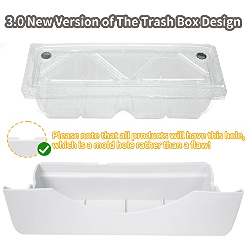 VARLNALY 4.0 Pull-Out Non-Electric Automatic Cat Litter Box Replacement Trash Box 24PCS