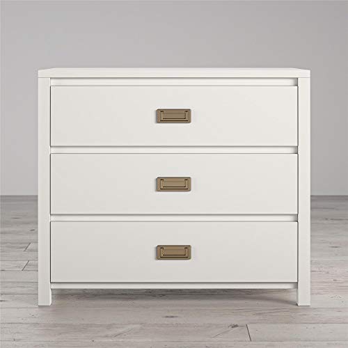 Little Seeds Monarch Hill Haven 3 Drawer White Kids Dresser