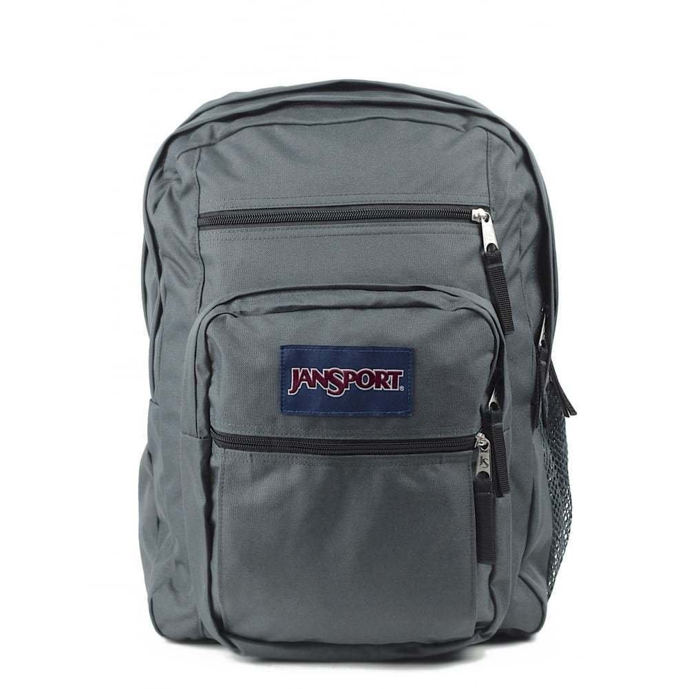 JanSport Laptop Backpack - Computer Bag with 2 Compartments, Ergonomic Shoulder Straps, 15β Laptop Sleeve, Haul Handle - Book Rucksack - Forge Grey