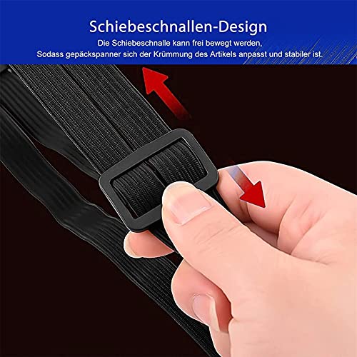 NSQFKALL Lashing Luggage Straps Straps Expander with Hooks 2 Pieces with Hooks Bike Accessories Road Bike Lights Back