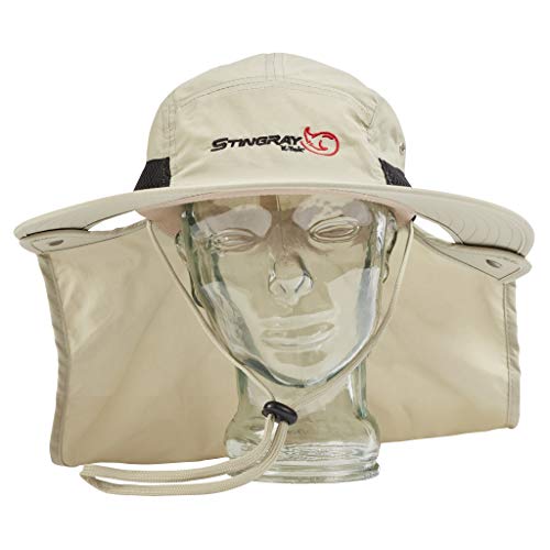 K-Tek Stingray Audio SunHat for Headphones and Ear Muffs, Sand