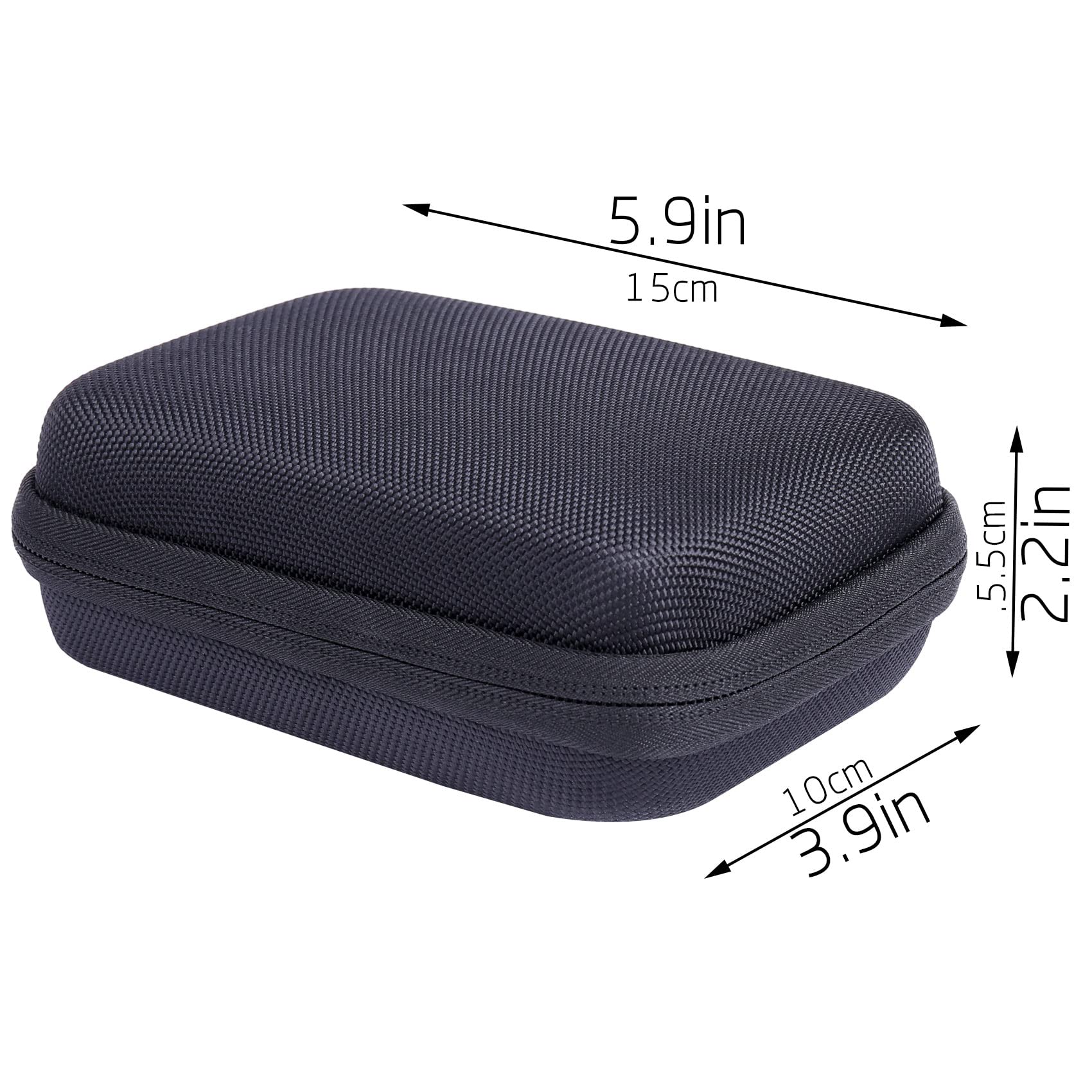 khanka Hard Storage Case Replacement for MUNBYN Bluetooth Label Maker/NiiMbot D11 Portable Wireless Connection Label Printer/Label Maker Machine, Case Only (Black)