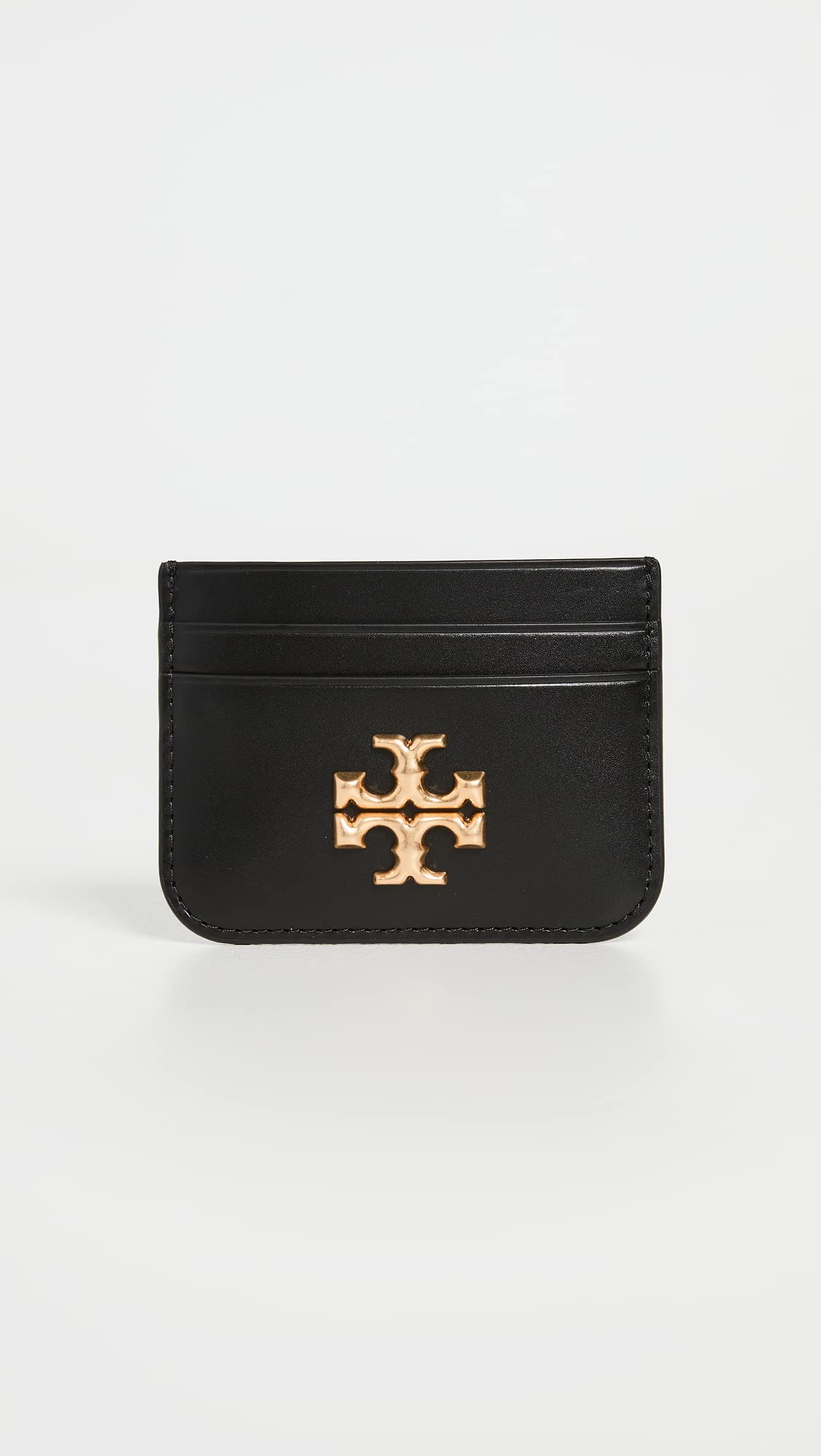 Tory Burch Women's Eleanor Card Case, Black, One Size