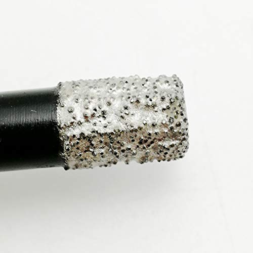 SHDIATOOL Diamond Core Drill Bits 2PCS 1/4 Inch for Porcelain Ceramic Tile Marble Brick Vacuum Brazed Hole Saw 6mm