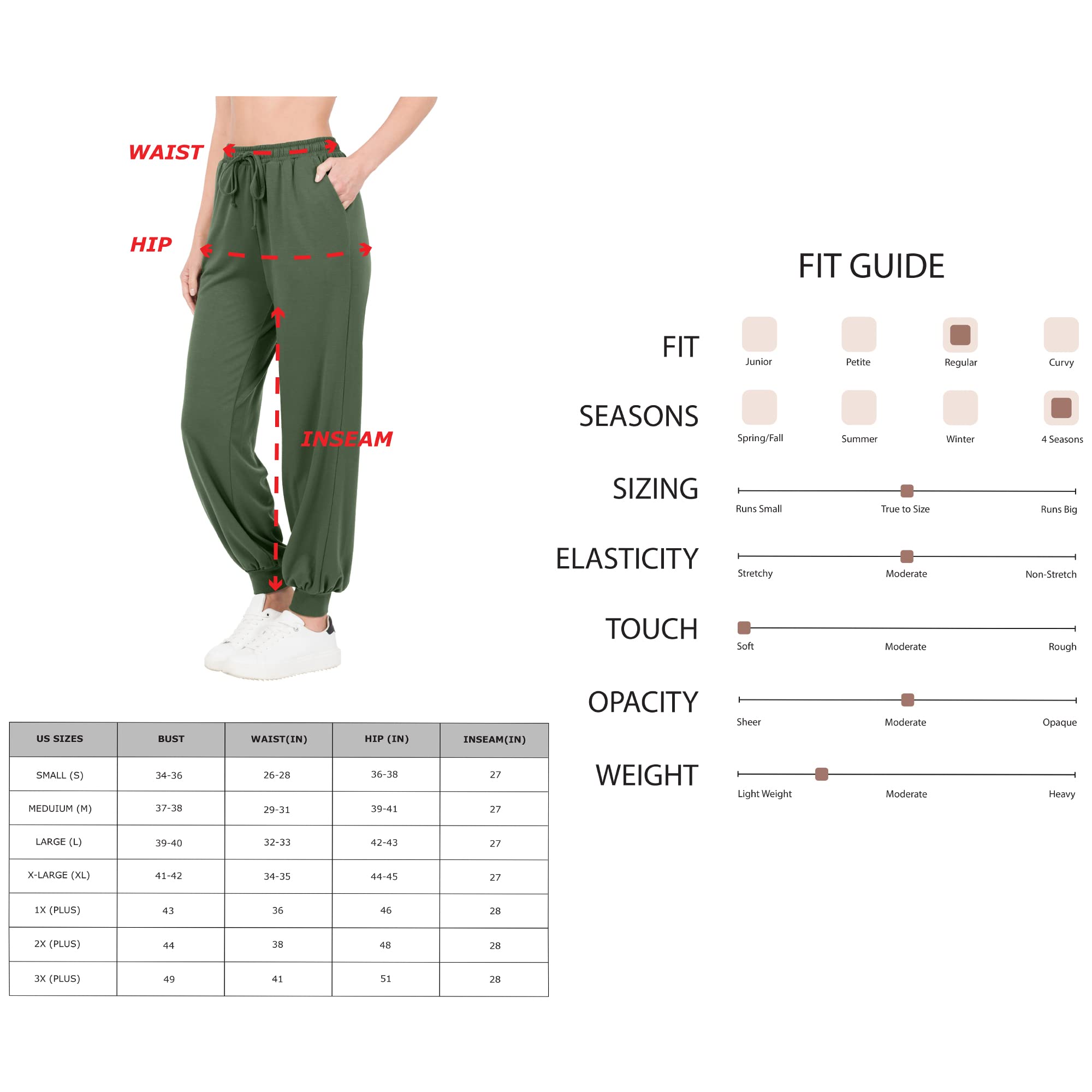 Nolabel 8043 Women's Soft French Terry Jogger Pants with Pockets MidnightNavy L