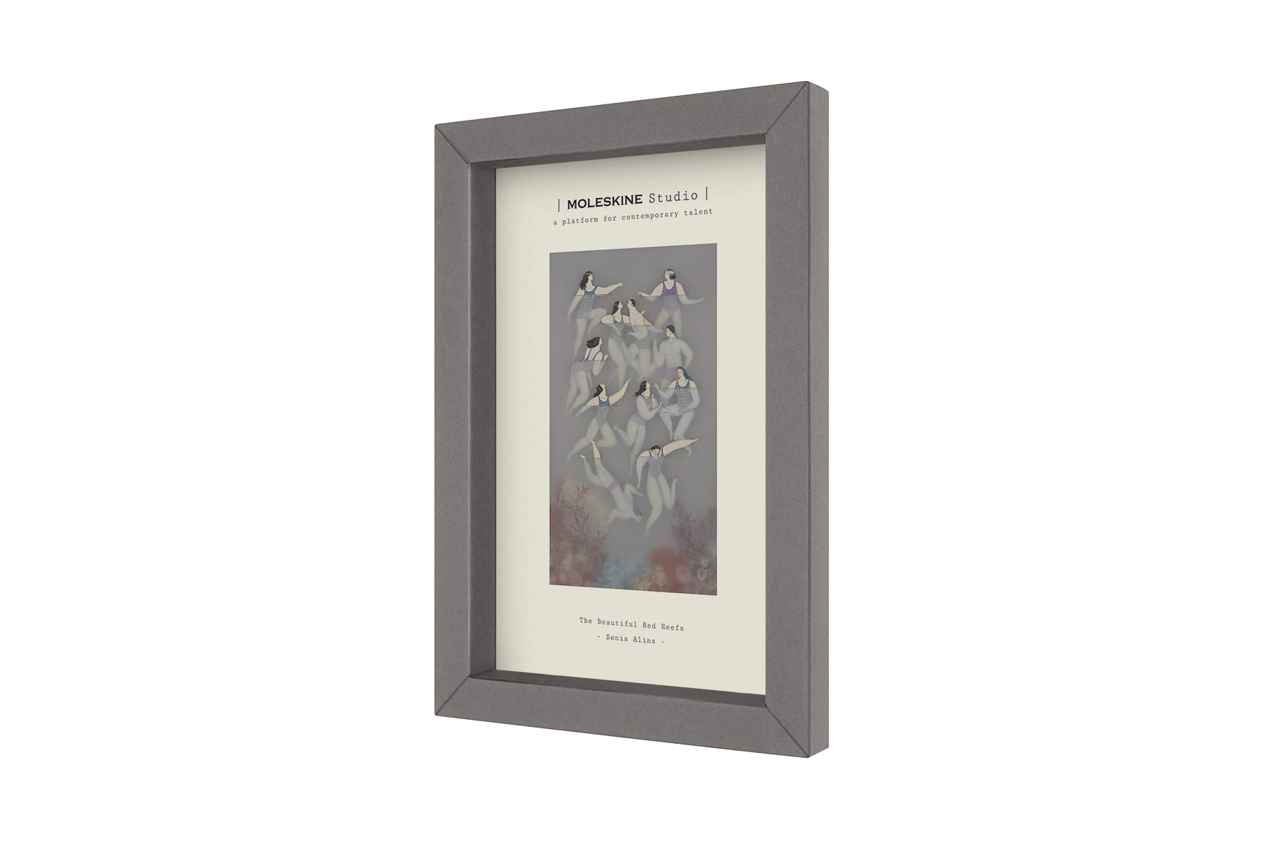 Moleskine Limited Edition Studio Collection Notebook, Hard Cover, Large (5" x 8.25"), Ruled/Lined, Sonia Alins, 240 Pages