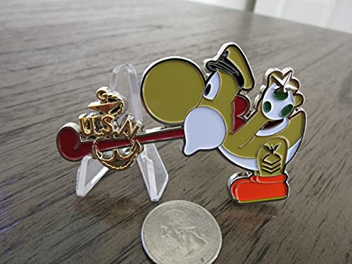 United States Navy Chief Mario and Luigi Brothers and Yoshi Goat Locker CPO Challenge Coin Set