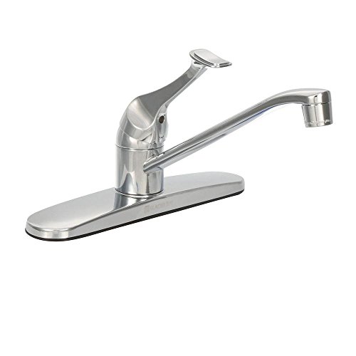 Single-Handle Standard Kitchen Faucet in Chrome
