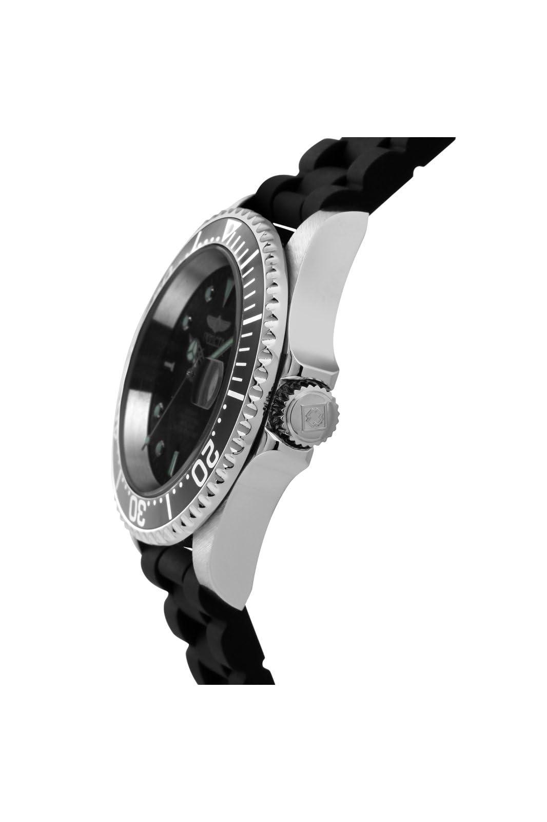 Invicta Men's Pro Diver Automatic Watch with Silicone Band, Black (Model 23678)