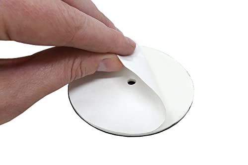 Shepherd Hardware 9454 2-1/2-Inch Round, Adhesive Slide Glide Furniture Sliders, 4-Pack , Beige