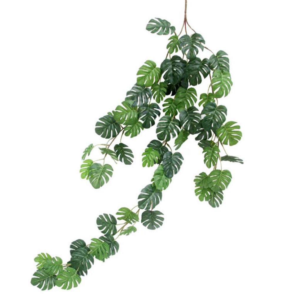LZIYAN Artificial Leaf Rattan, Wall-Mount Plant Garland Garden Partition Decoration for Home Office