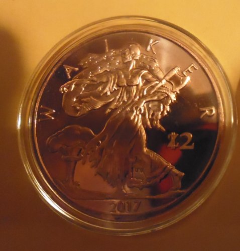 UNCIRCULATED COPPER ZOMBUCKS WALKER .999 FINE COPPER - ZOMBIE APPROVED by REEDERSONG