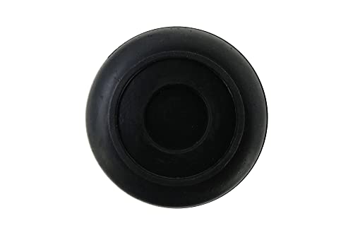 Shepherd Hardware 8746E Leg Tips 1-1/4-Inch Inside Diameter Rubber Chair Leg Caps, 24 Pack, Black