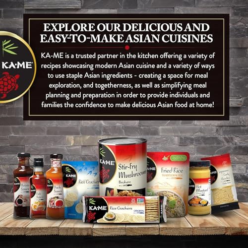 KA-ME Hot Mustard 7.25 oz, Asian Ingredients and Flavors, No Preservatives/MSG, Condiments For Egg & Spring Rolls, Fried Wonton, Roasted Pork Belly, Chinese Beef Hot Pot and Many More