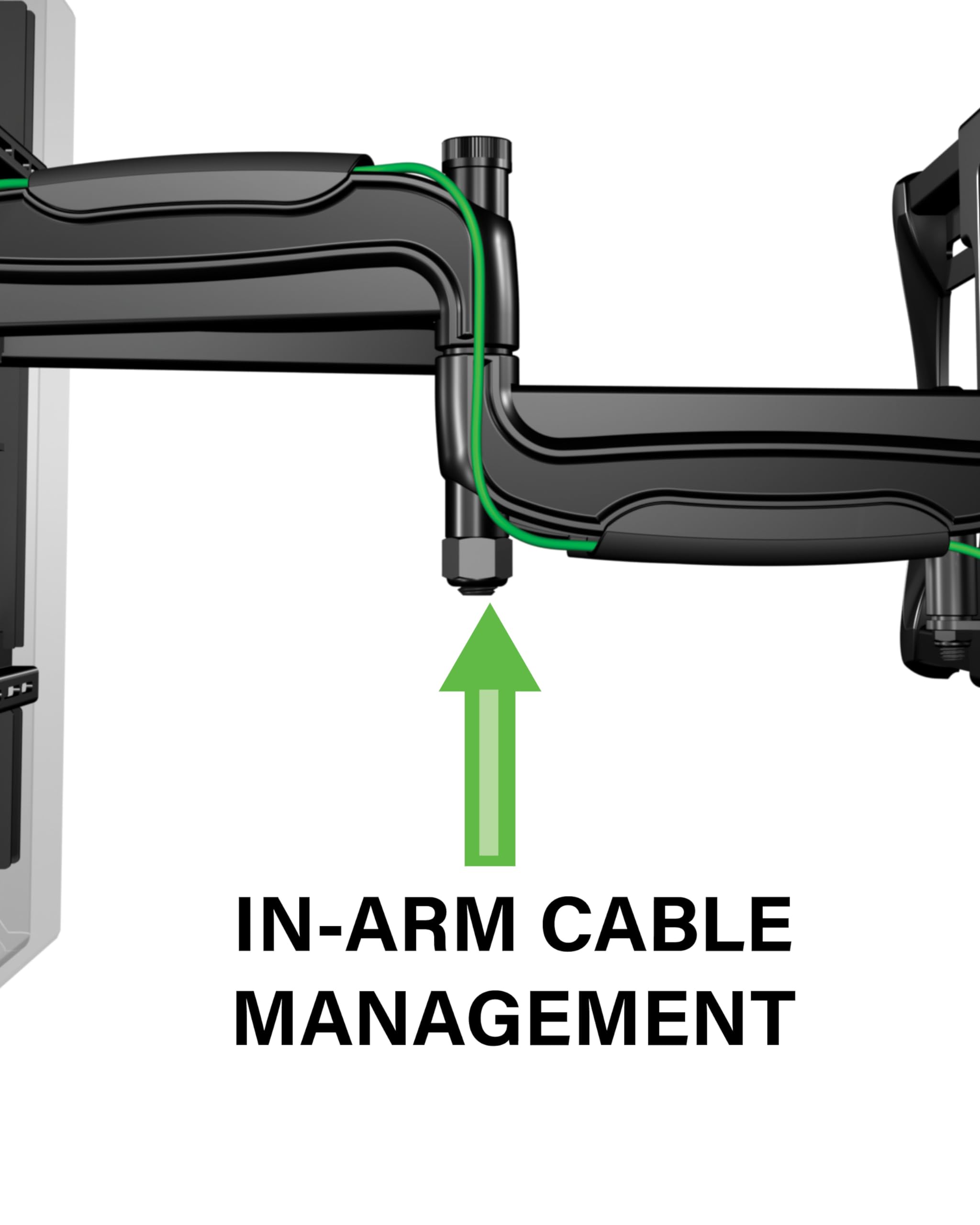 Made for Amazon Universal Full-Motion TV Wall Mount for 50-82" TVs and Compatible with Amazon Fire TVs