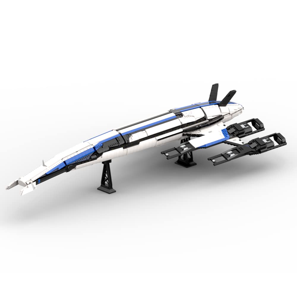 Normandy SR-2 Spaceship Building Model Kit,Mass Commander Base Ship Building Toy,Build and Collectible Space Ship for Kids Adult Birthdays Gift(3927Pcs)