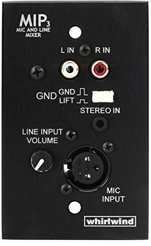 Whirlwind MIP3B Media Input Plate - Black