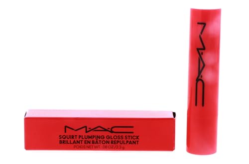 MAC Squirt Plumping Gloss Stick - 12 Heat Sensor (Red) - .08 oz / 2.3 g