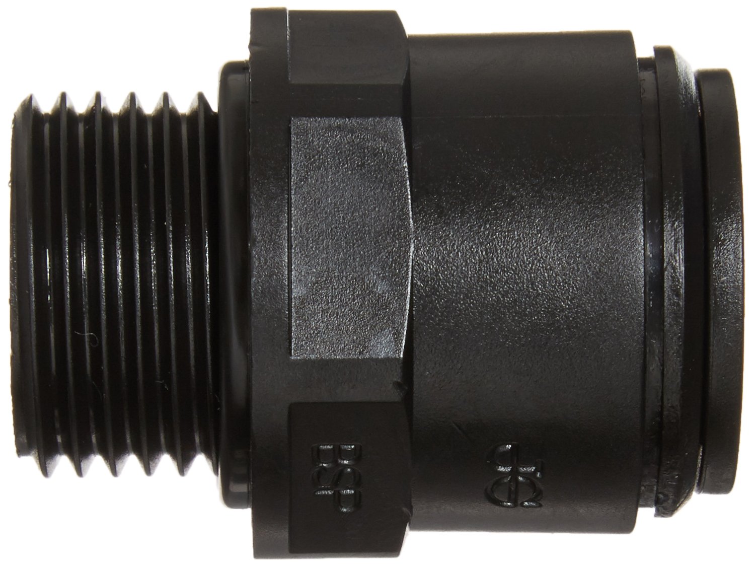 John Guest PM011514E Male Connector, 15 mm x 1/2" BSPP (Pack of 10)