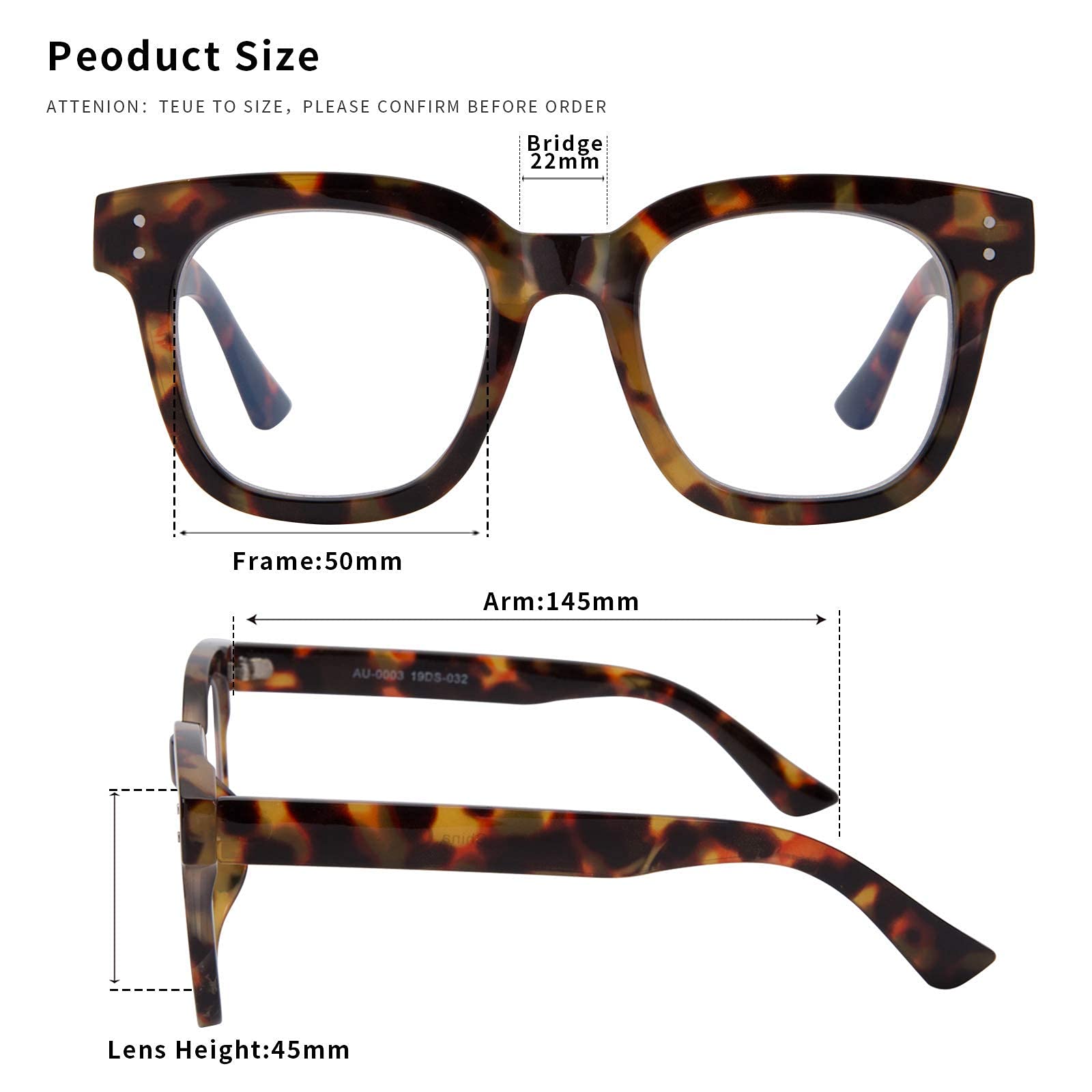 Madison Avenue Women Blue Light Glasses,Oversize Blue Light Glasses for Women, Anti Eyestrain & UV Protection Computer Eyeglasses