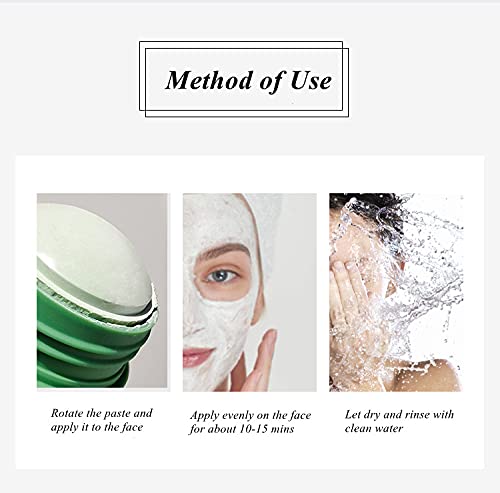Weybohu 2Pcs Oneews Green Tea Mask Stick, Atheniz Blackhead Remover, Lumina Lure Poreless Green Tea Mask Stick Blackhead Remover, Poreless Deep Cleanse Mask Stick